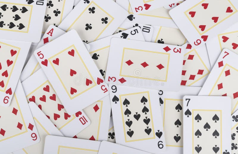 Group of Various Playing Cards. Cards Backdrop Stock Photo - Image of ...