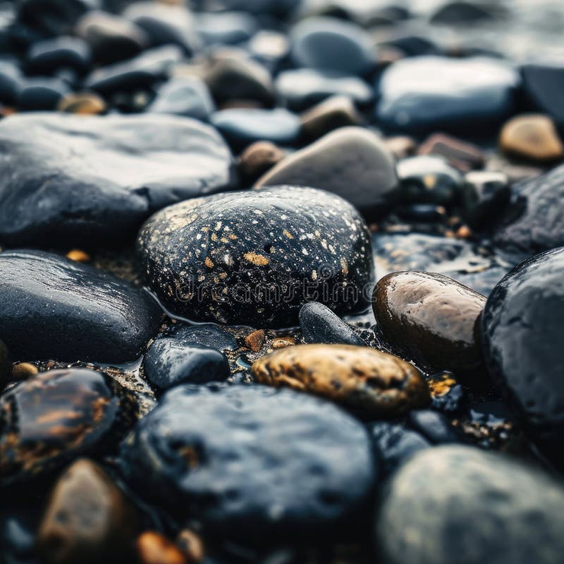 Cluster of Rocks Stacked Neatly Stock Illustration - Illustration of ...