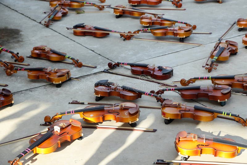 Group of Violin stock photo. Image of folk, group, horizontal - 258812034