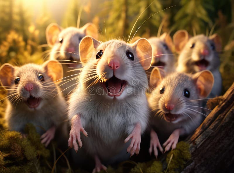 Group Of Mice Clipart