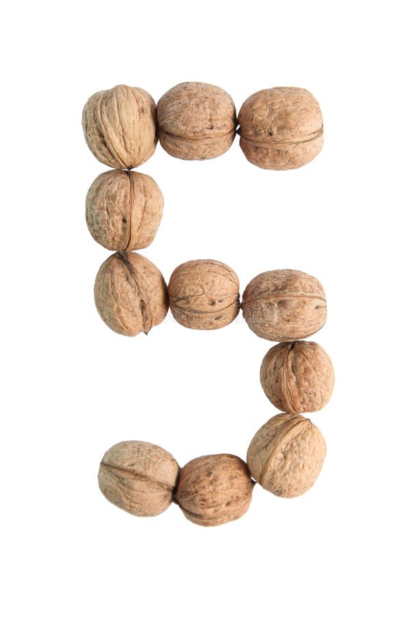 Numeral Five Walnuts Stock Photos - Free & Royalty-Free Stock Photos ...
