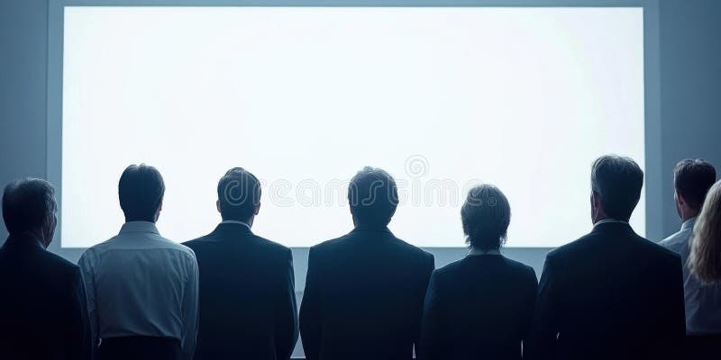 Group Watch Bright Screen, Business People Conference and Corporate ...