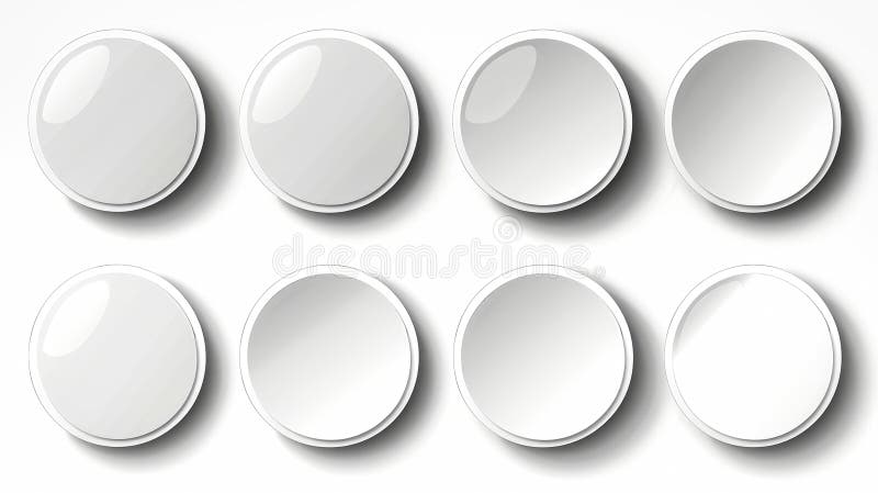 A Group of White Plates Stacked on Top of Each Other in a Graceful ...