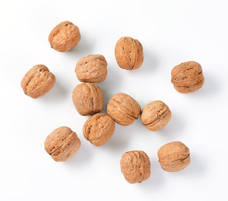 Whole Walnuts. Natural Walnut Background Pattern Texture. Abstract ...