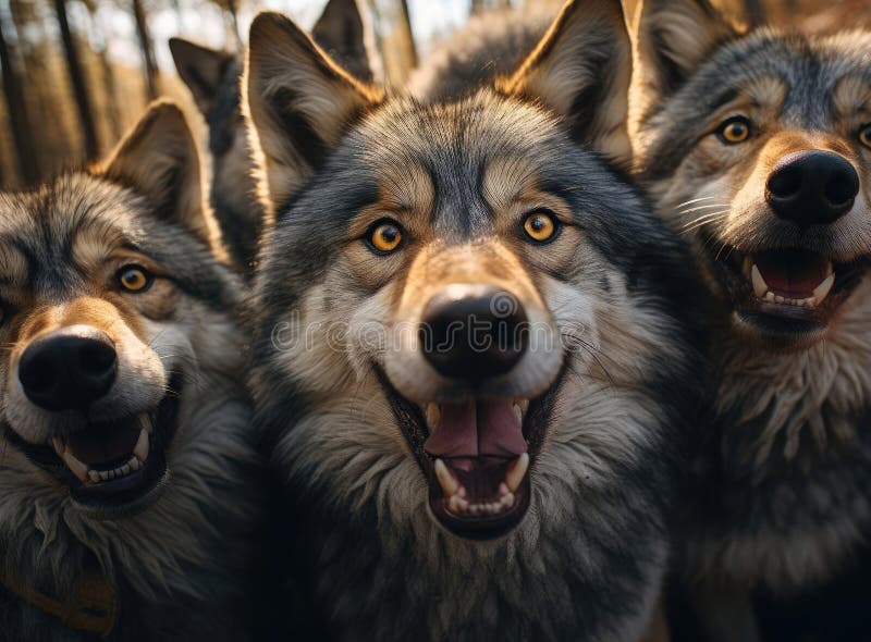 112 Wolves Looking Camera Stock Photos - Free & Royalty-Free Stock ...