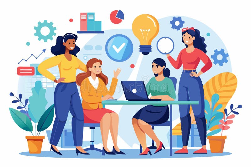 Collaborative Planning Stock Illustrations – 1,893 Collaborative ...