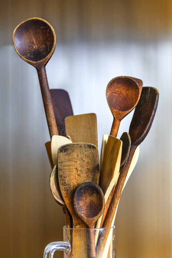 Wooden Spoons Vertical stock image. Image of kitchenware - 123979285