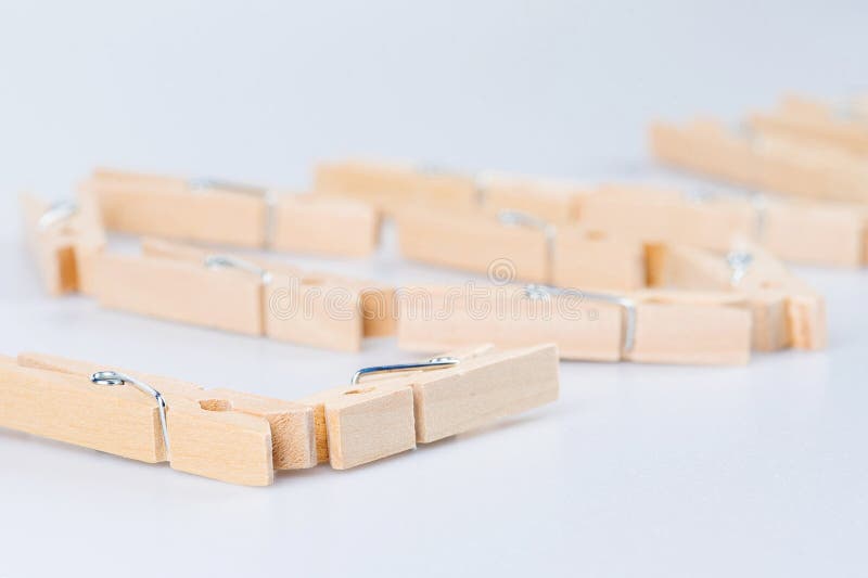 Group of Wooden Pins stock photo. Image of candid, clothespin - 66458196