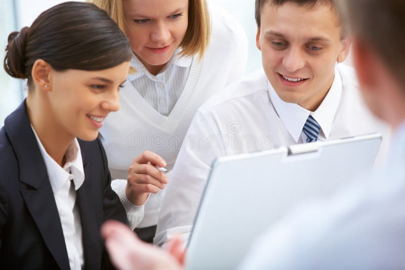 Group work stock photo. Image of executive, busy, contemporary - 16662572