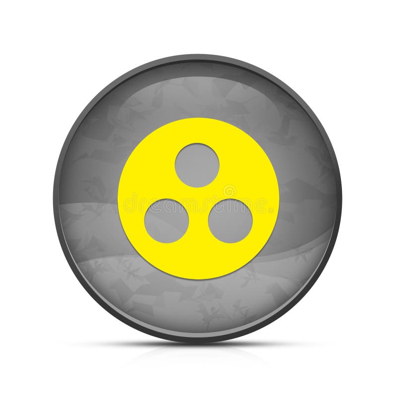 Group Work Icon on Classy Splash Black Round Button Illustration Stock ...