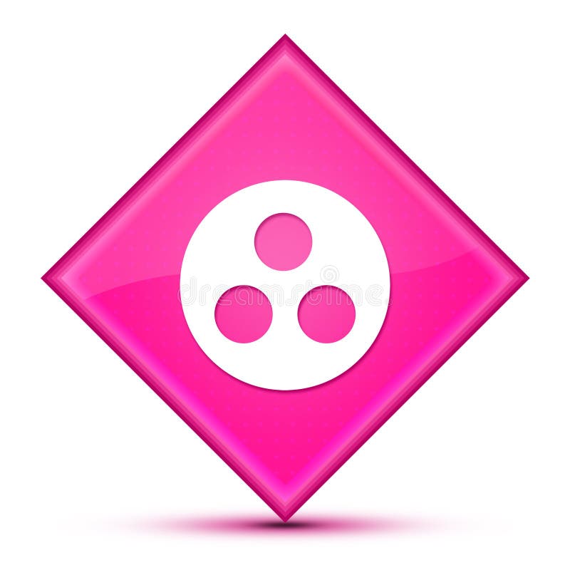 Group Work Eyeball Glossy Pink Round Button Abstract Stock Illustration ...