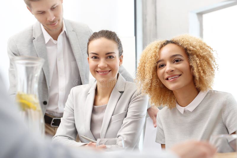 Group work on the project. stock image. Image of presentation - 83920271