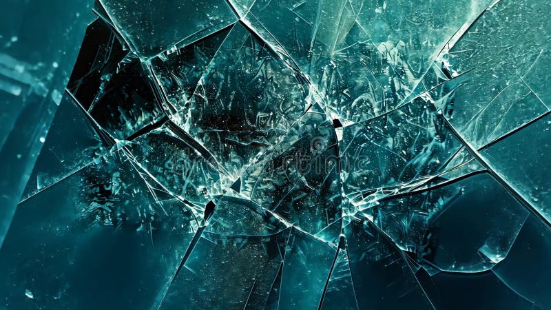 Crashing through Shattered Laminated Surface at the Construction Site ...