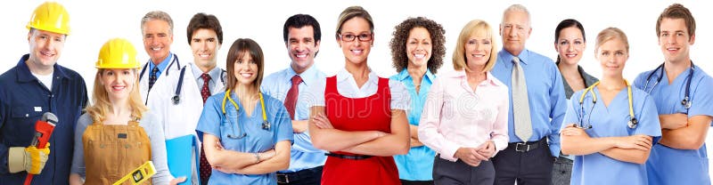 Group of workers people. stock image. Image of professional - 89747021