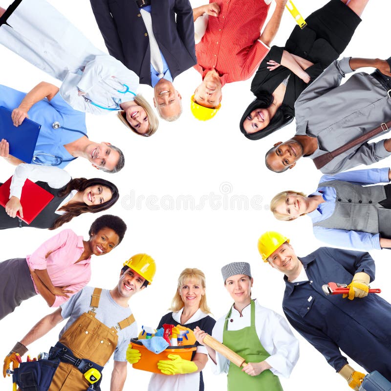 Group of workers people. stock image. Image of company - 89744601