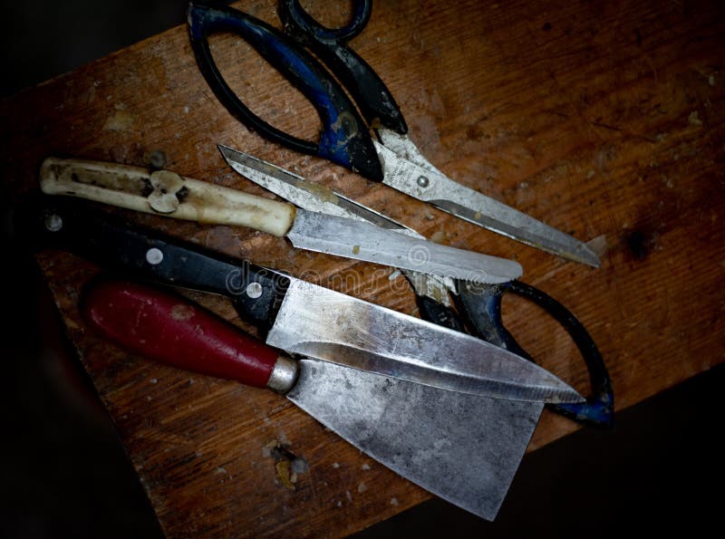 Group of Workshop tools stock photo. Image of candle - 154199406