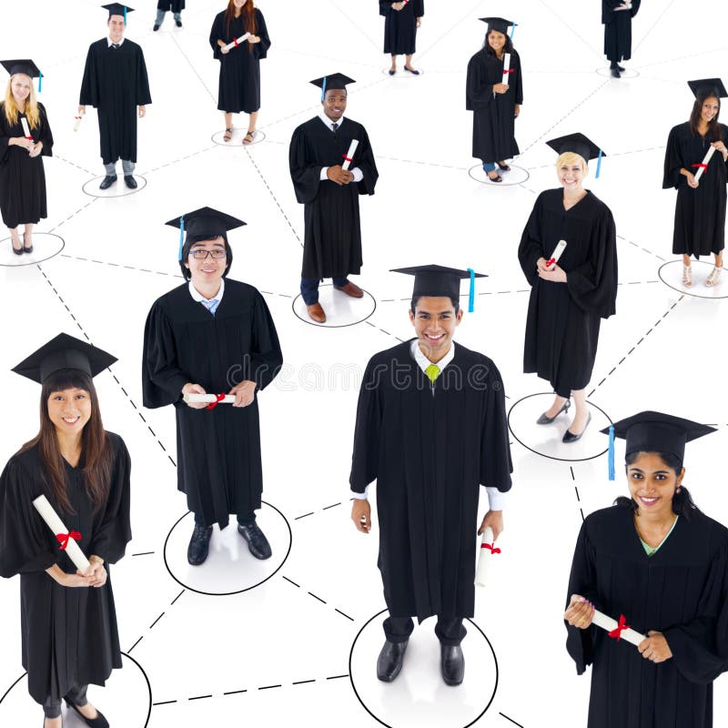 Group of World Graduated Students Stock Image - Image of group ...