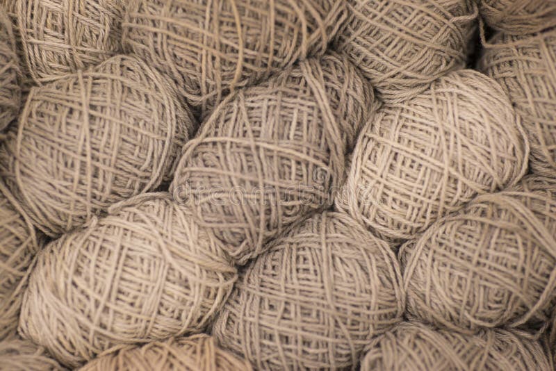 A Group of Yarns Used for Handicrafts and Weaving Stock Photo - Image ...