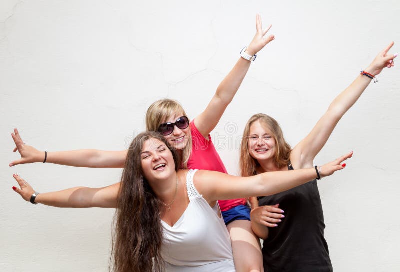 Young Carefree Woman Riding a Skateboard Along the Coast Stock Image ...