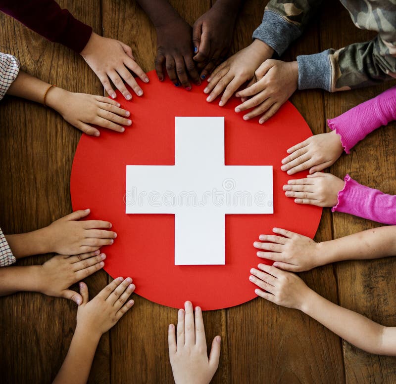 A Group of Young Children Learning about First Aid Stock Image - Image ...