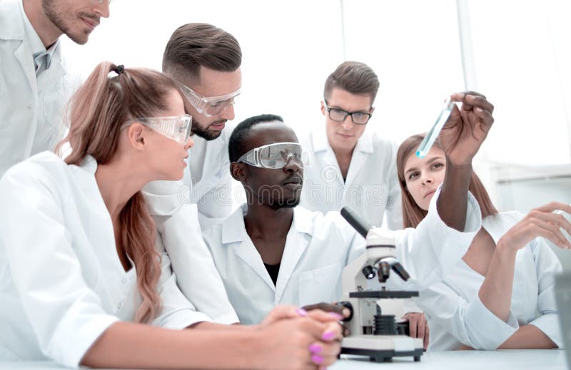 Group of Young Clinicians Experimentation in Research Laboratory Stock ... Group of Young Clinicians Experimentation in Research Laboratory Stock ...