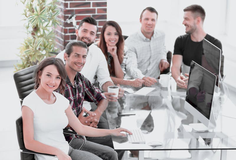 Group of Young Employees Discussing Ideas Stock Image - Image of male ... Group of Young Employees Discussing Ideas Stock Image - Image of male ...