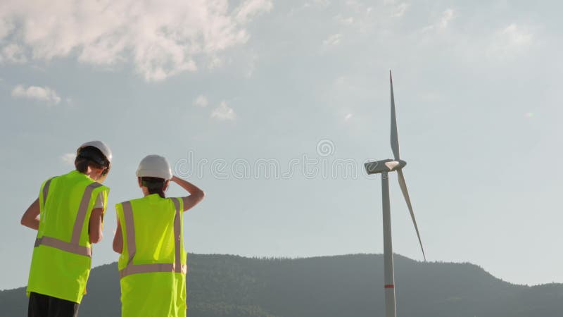 A Group of Young Engineers Diligently Observing and Learning about Wind ...