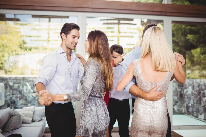 Group of Young Friends Dancing Stock Image - Image of lifestyle ...