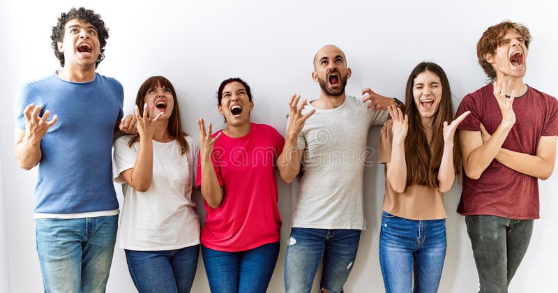 515 Group People Yelling Together Stock Photos - Free & Royalty-Free ...