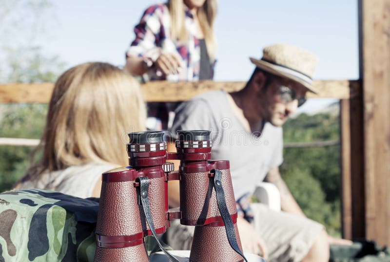 Group of Young Hikers Preparing Excursion Stock Photo - Image of happy ...