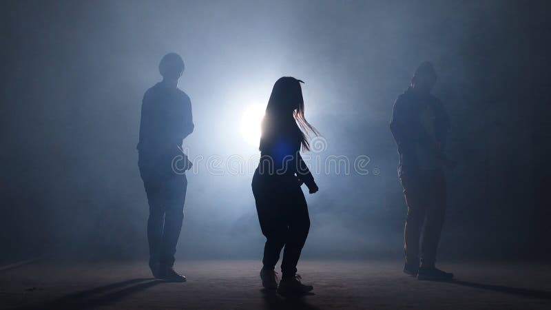 Group of Young Hip-hop Dancers Performing on the Stage. Stock Footage ...