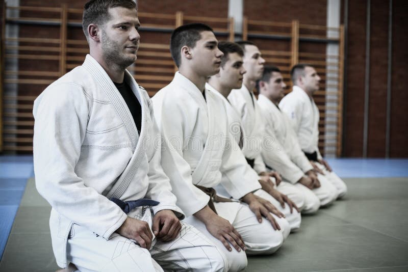 Young men at sports class. stock image. Image of boys - 120375691