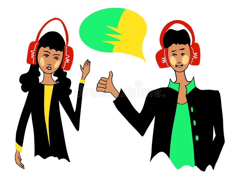 Group of Young People with Dialog Speech Bubbles. Stock Vector ... Group of Young People with Dialog Speech Bubbles. Stock Vector ...