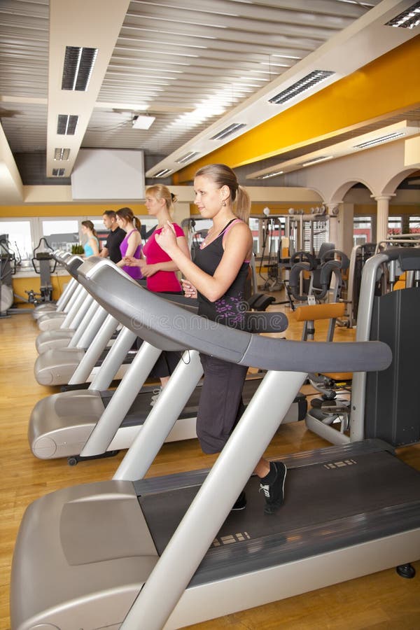 Gym people exercising stock image. Image of sportive - 26177173