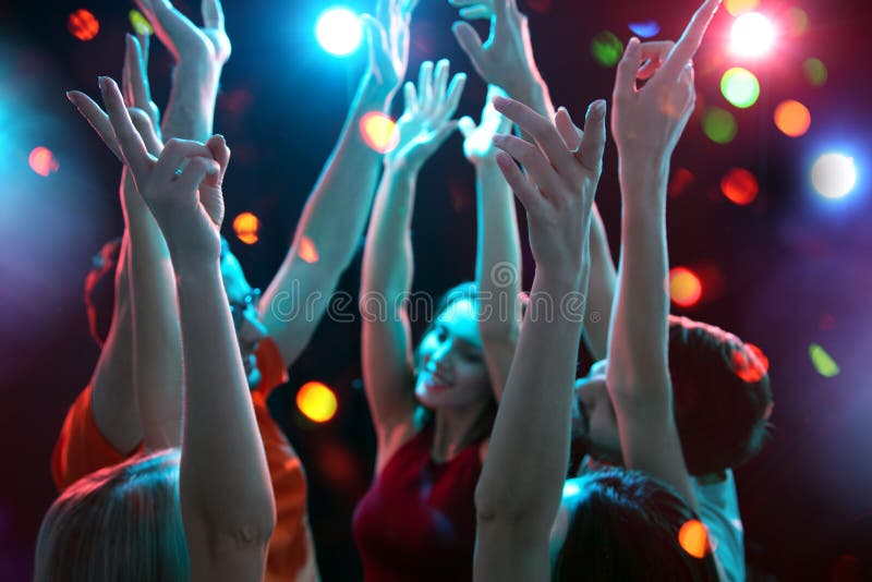 Group of Young People Having Fun Dancing at Party Stock Photo - Image ...