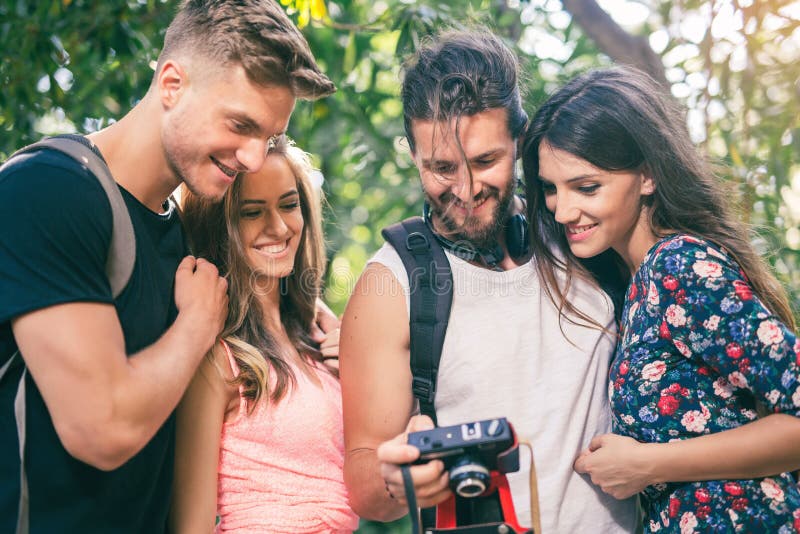 Young People Having Fun in Summer Park Stock Photo - Image of people ...