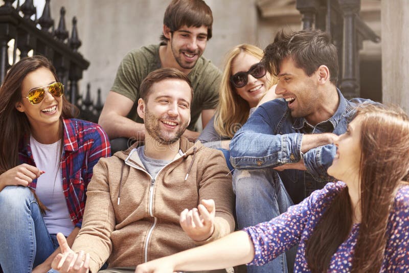 Good mood at work stock image. Image of people, laughing - 54592579