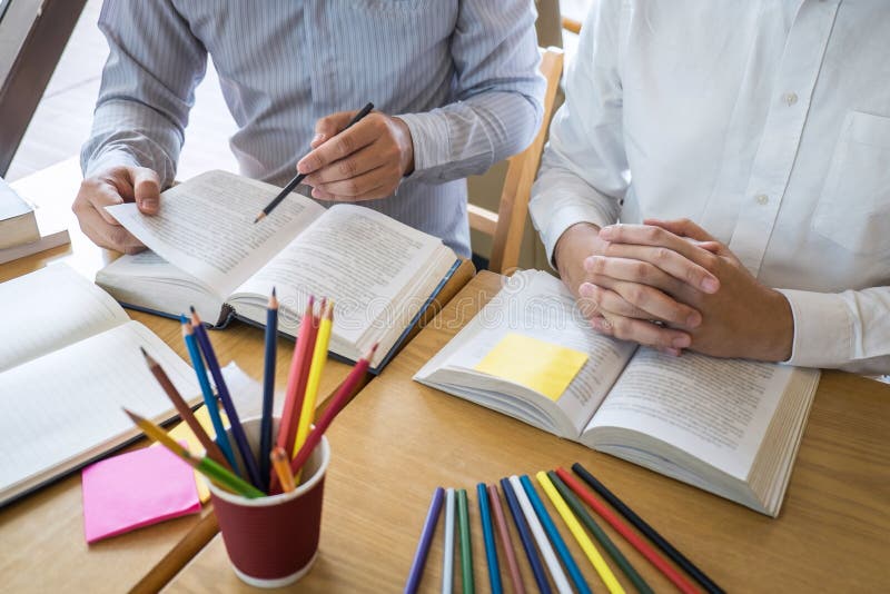 Group of Young People Learning Studying New Lesson To Knowledge in ...