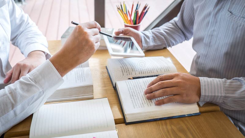 Group of Young People Learning Studying New Lesson To Knowledge in ...