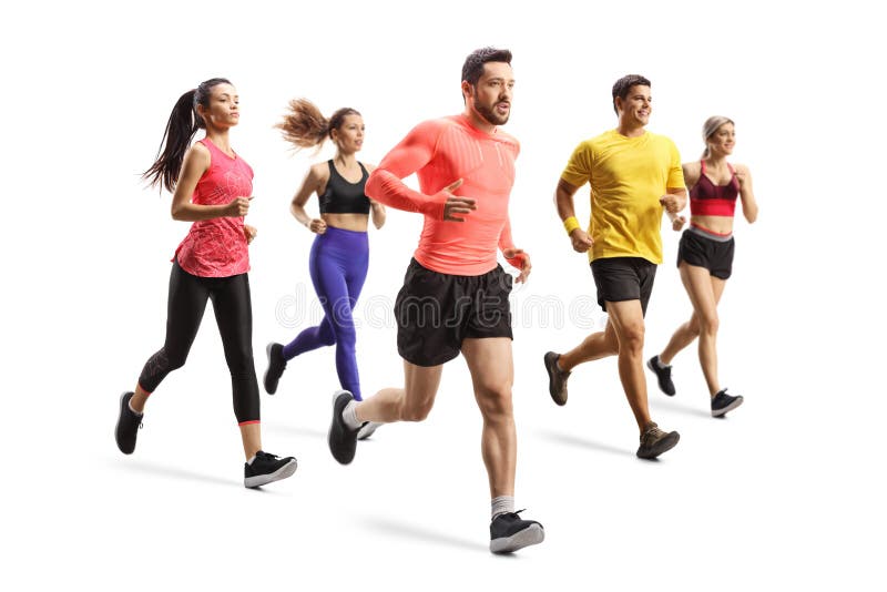 Young People Running