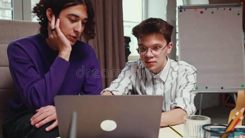 Group of Young People, Student Meeting in Library, Studying Together ...