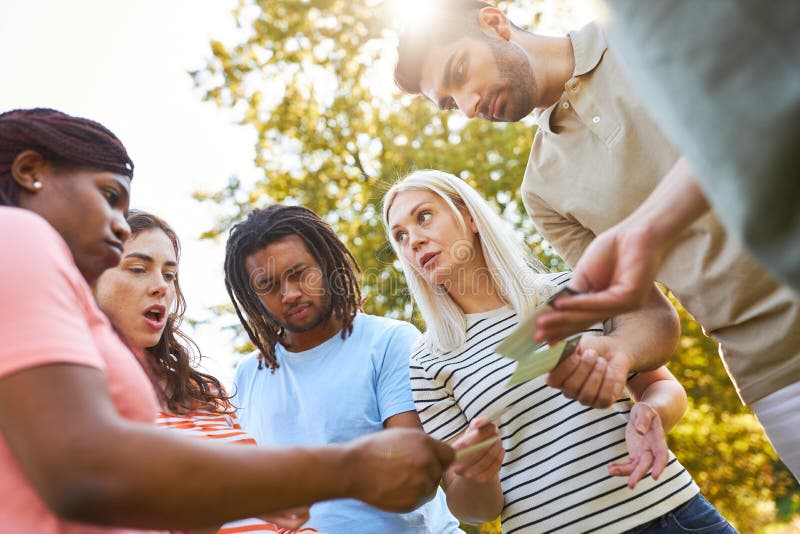 Group of Young People in a Team Building Workshop Stock Photo - Image ...