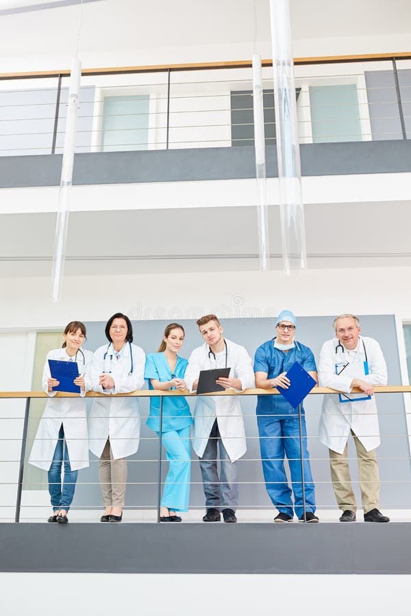 Group of Young and Senior Doctors Stock Photo - Image of apprenticeship ...