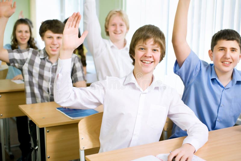 Group of young students stock image. Image of child, education - 42464331
