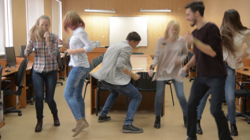 Group of Young People in a Computer Classroom Stock Footage - Video of ...