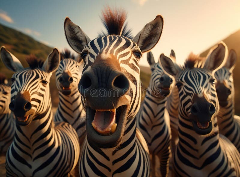 A group of zebras stock photo. Image of zebra, savannah - 290014304