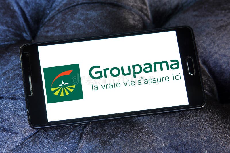 Groupama Insurance Group Logo Editorial Stock Photo - Image of ...