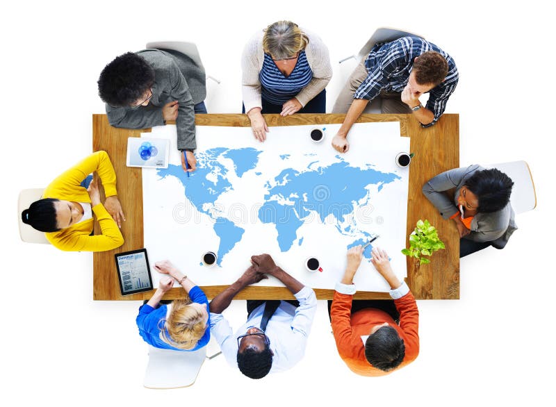Groupe De Gens D'affaires Discutant Des Questions Du Monde Photo stock ... Groupe De Gens D'affaires Discutant Des Questions Du Monde Photo stock ...