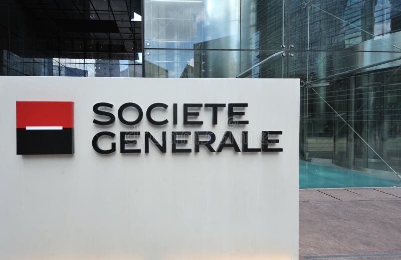 Societe Generale Logo on Headquarters Building Editorial Image - Image ...