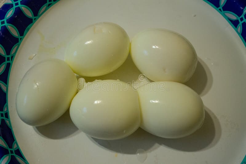 Grouped of Boiled Eggs stock photo. Image of nutrition - 135198410